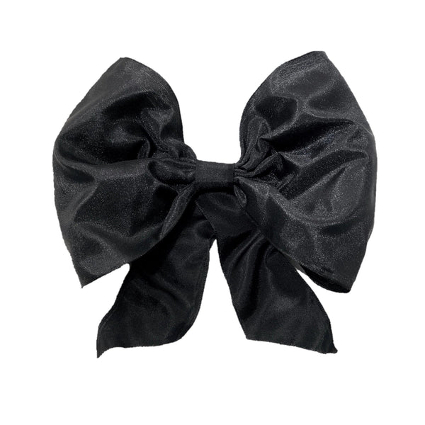 Couture Wire Ribbon Gift Bow Topper | Black | Joli Motif