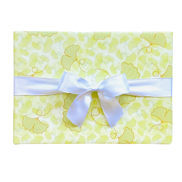 Gift Wrap - Art Deco Inspired Floral | Green | Joli Motif